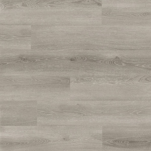 Superoak Take Home Sample-White Ivory Salt 9. 5 mm Waterproof Hybrid Resilient Flooring WI-SMP ...