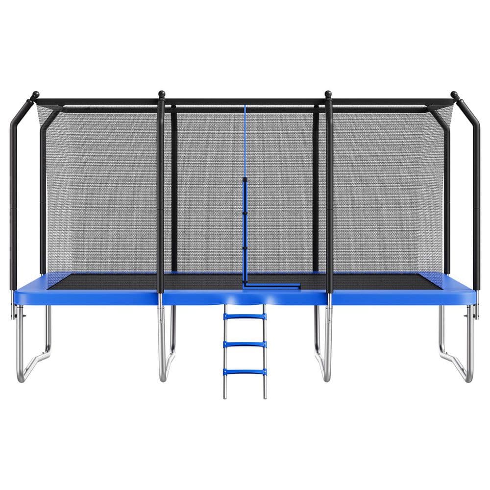 SKYSHALO Outdoor Trampoline, 8 x 14 ft. Rectangle Trampoline, ASTM ...