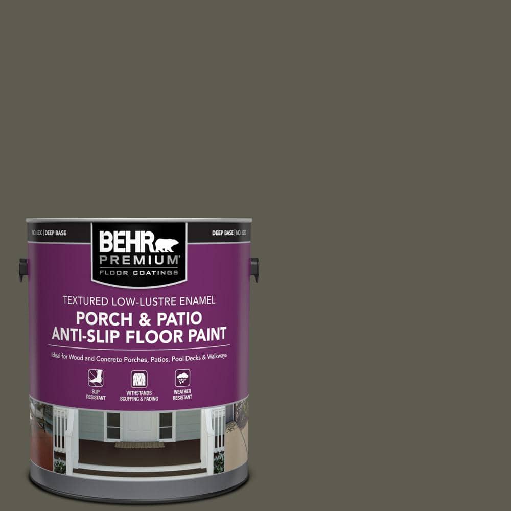BEHR PREMIUM 1 gal. #N370-7 Night Mission Textured Low-Lustre Enamel ...