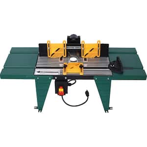 Kahomvis 34 in. W x 13.5 in. D x 16 in. H Electric Benchtop Router ...