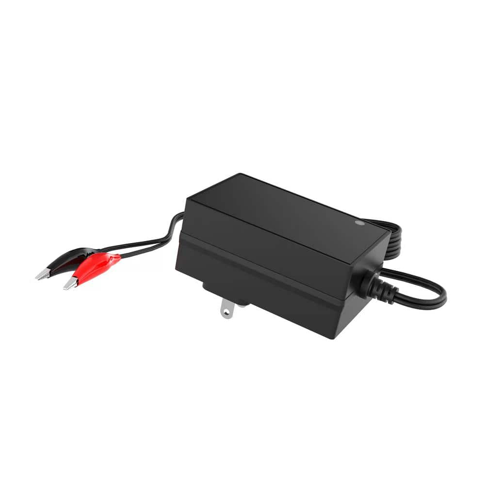 12-Volt Lead Acid Charger with Alligator Clips CHBLA12V - The Home Depot