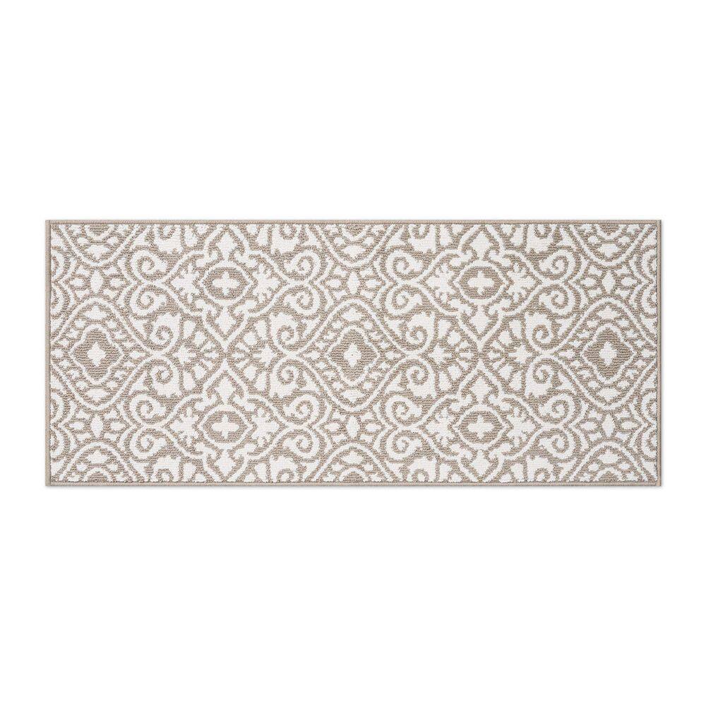 Laura Ashley Feya 2- Tone Linen/Ivory 2 ft. x 5 ft. Tufted Persian ...