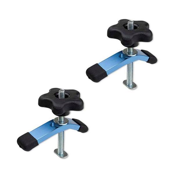 POWERTEC 3-5/8 in. L x 3/4 in. W Mini Hold-Down Clamp (2-Pack) 71389 ...