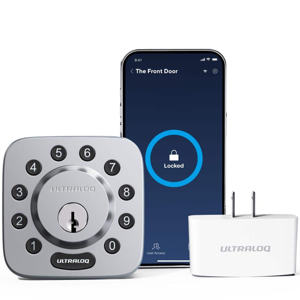 Ultraloq U-Bolt 5 in 1 Bluetooth Enabled and Keypad Smart Deadbolt Door ...