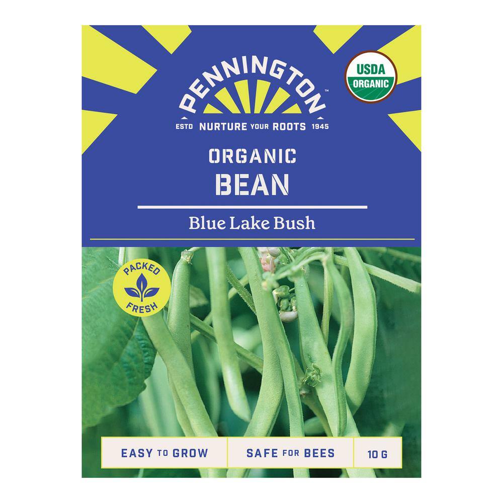 Pennington Organic Bean Blue Lake Bush Fruit Seed 1300 - The Home Depot