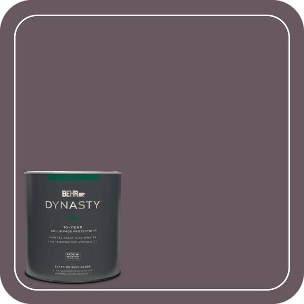 BEHR DYNASTY 1 qt. #N100-6 Urban Legend Semi-Gloss Exterior Stain ...
