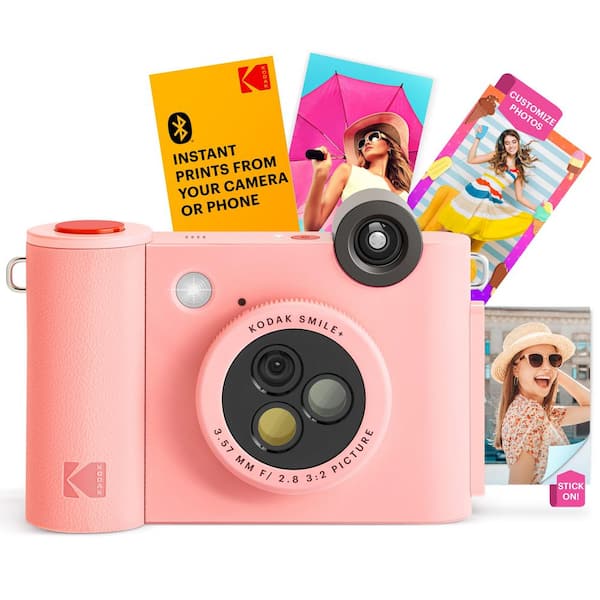 Kodak Smile Plus Wireless 2x3 Digital Instant Print Camera with Effect ...