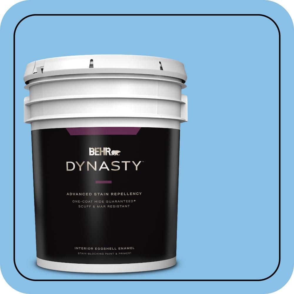 BEHR DYNASTY 5 gal. #P510-3 Rhodes Eggshell Enamel Interior Stain ...