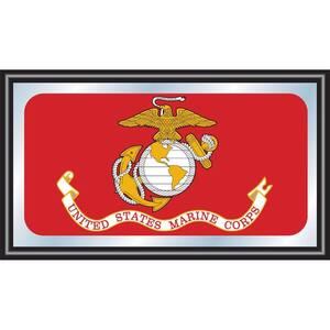 Trademark Small Rectangle Mirror (15 in. H x 26 in. W)-USMC1500-B - The ...