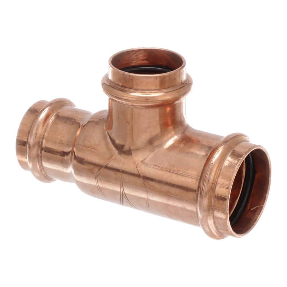 Viega ProPress 1-1/4 in. x 1 in. x 1 in. Press Copper Tee 14568 - The ...