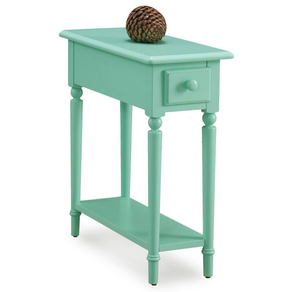 Leick Home Coastal Notions 24 in. Kiwi Green Silky Painted Narrow ...