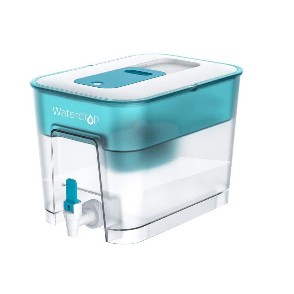 Waterdrop 200 gal. Long-Life 40-Cup Large Water Filter Pitcher ...
