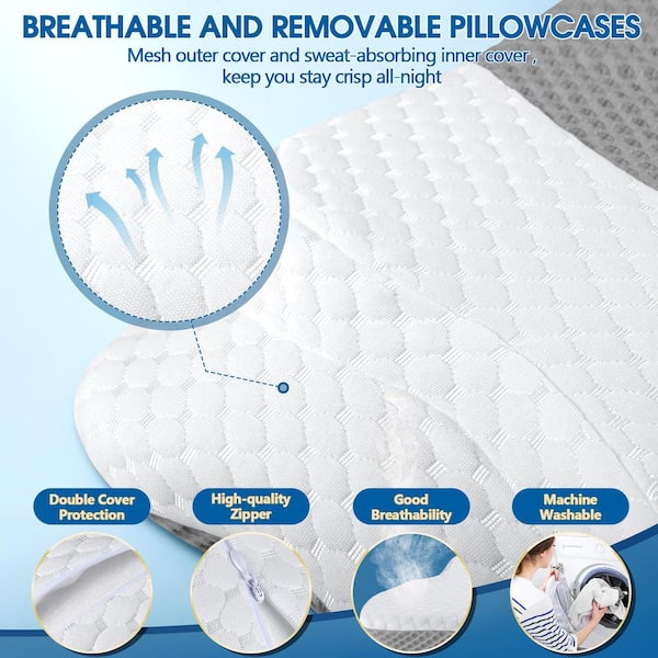 5X Pain Relief Cervical Pillow for Neck and Shoulder Support, Hollow ...