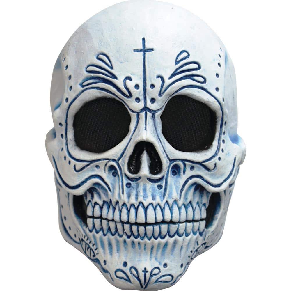 Adults Day of the Dead Mexican Catrin Skull Mask - Adult Halloween ...