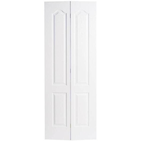 Masonite Textured 2-Panel Arch Top Hollow-Core Primed Composite ...