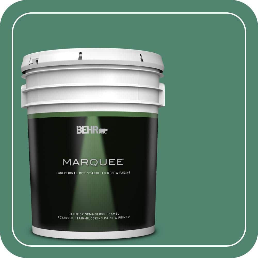 BEHR MARQUEE 5 gal. #480D-6 Billiard Room Semi-Gloss Enamel Exterior ...