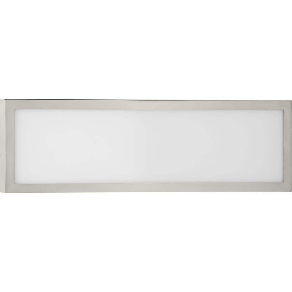 Progress Lighting Everlume Collection 1-Light Brushed Nickel Frosted ...