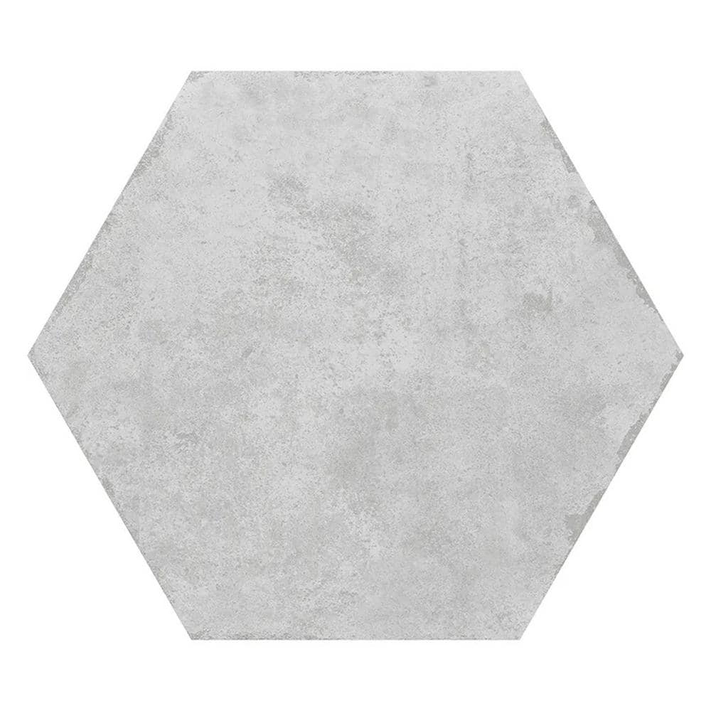 Apollo Tile Zenith 4 in. x 5 in. Matte Soft White Porcelain Hexagon ...