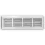Everbilt 24 in. x 6 in. 1-Way Steel Baseboard Return Air Grille in ...