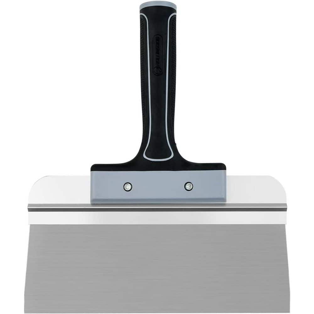 KIWDZFU 10 in. Stainless Steel Drywall Taping Knife with Threaded End ...