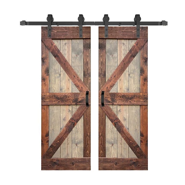 Reviews for ISLIFE K Series 60 in. x 84 in. Smoky Grey DIY Solid Wood ...