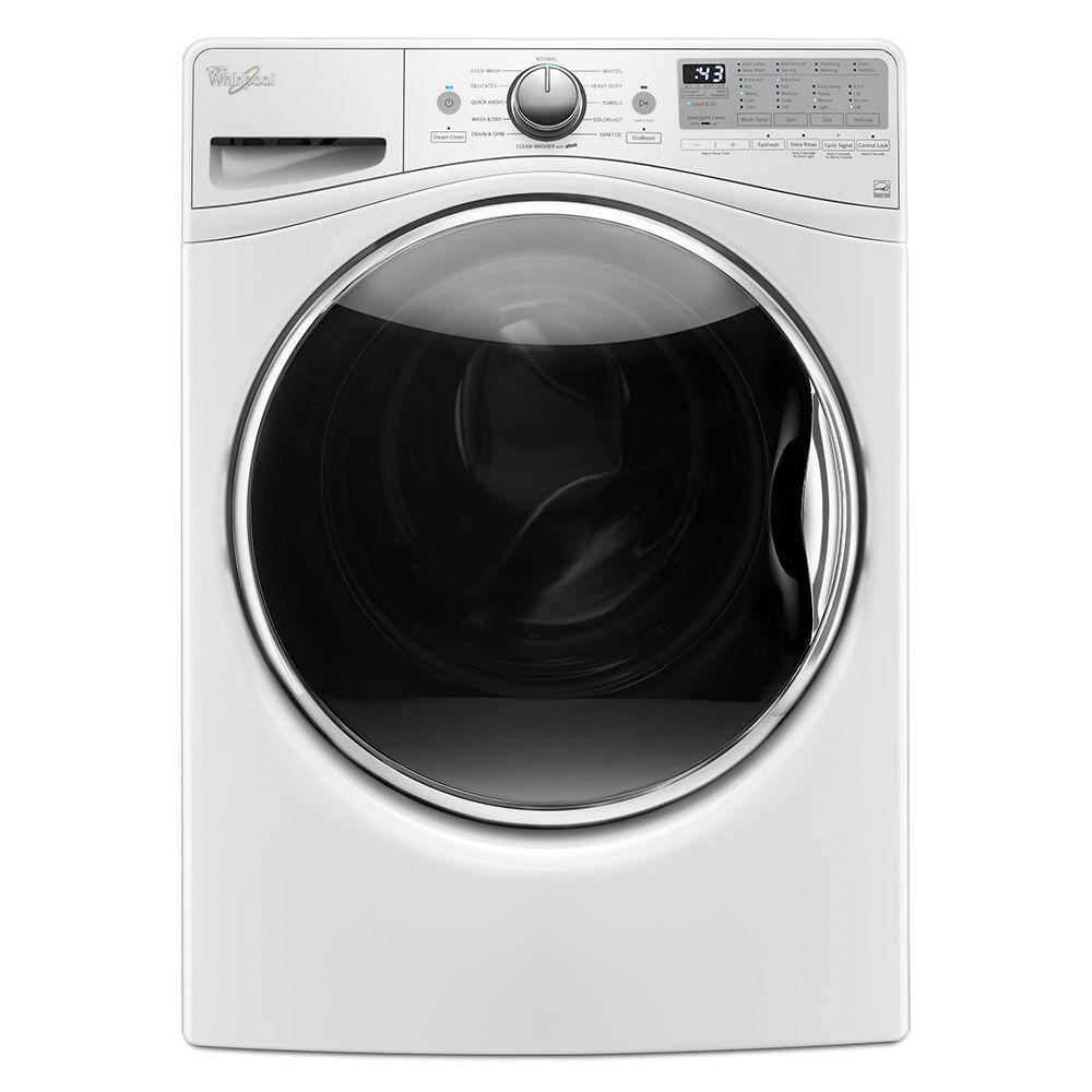 Whirlpool 4.2 cu. ft. High-Efficiency Front Load Washer with Steam in ...