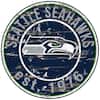 Adventure Furniture 24" NFL Seattle Seahawks Round Distressed Sign ...