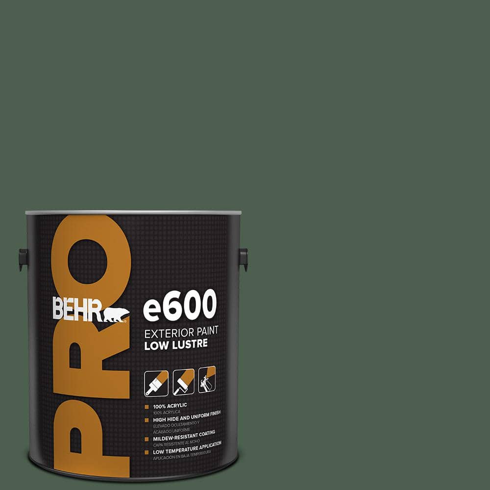BEHR PRO 1 gal. #N400-7 Vine Leaf Low Luster Exterior Paint PR62301 ...