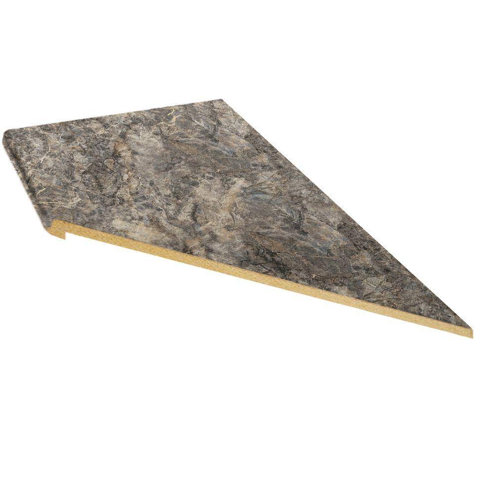 Hampton Bay 10 ft. Laminate Countertop with Right Miter in Café di ...