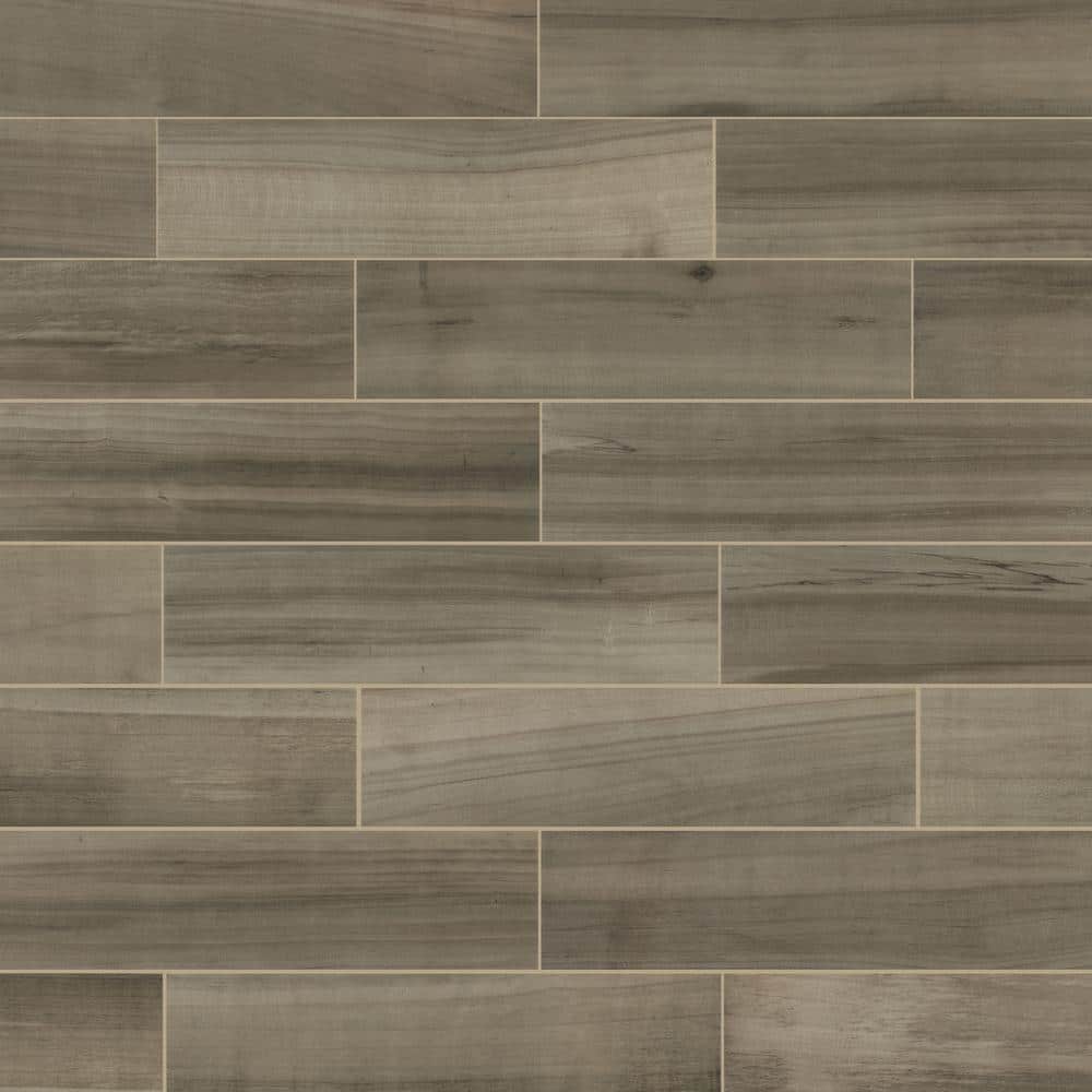 Florida Tile Home Collection Gold Rush Prospect Brown Matte 6 in. x 24 ...
