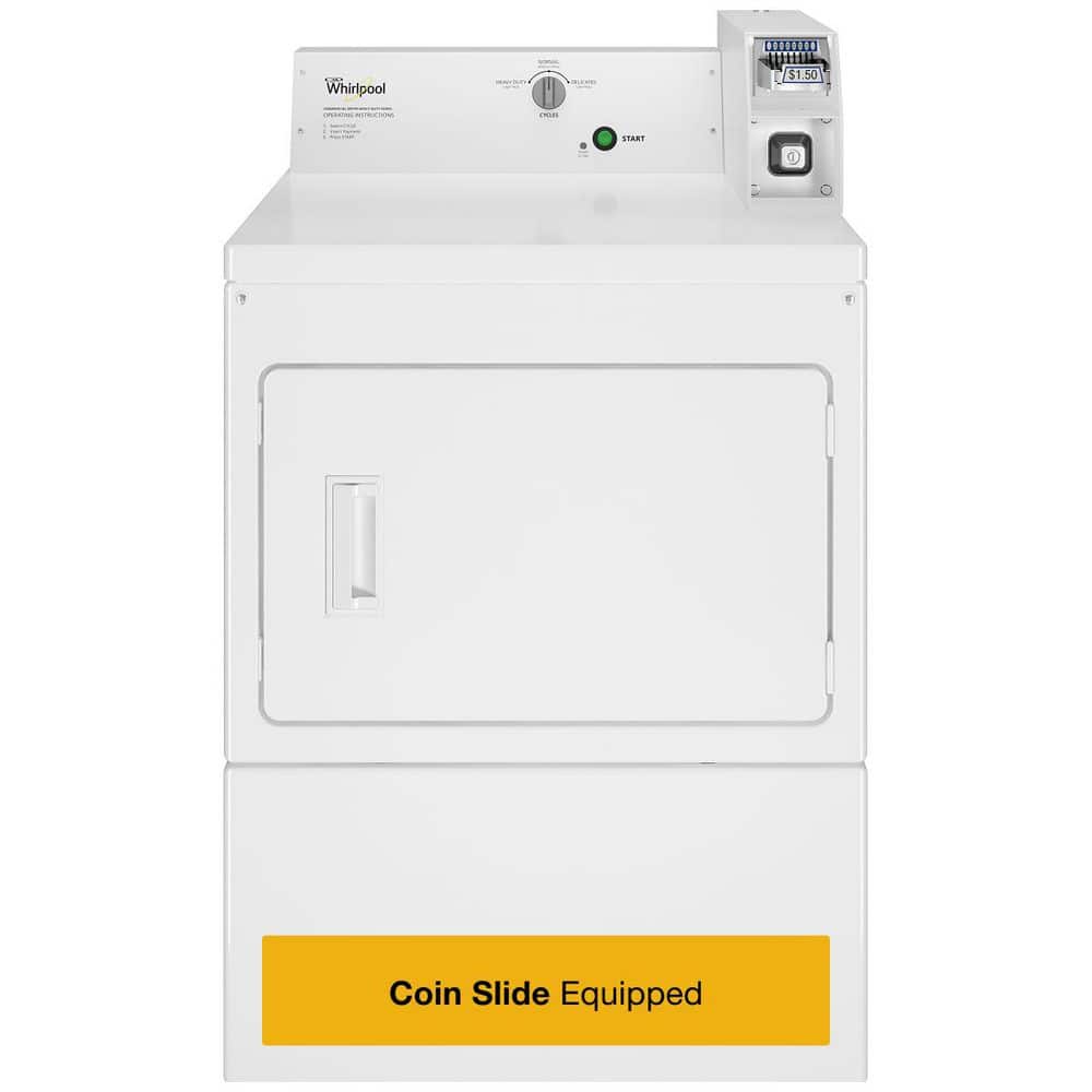 Whirlpool 7.4 cu. ft. 240-Volt Commercial Electric Vented Dryer with ...