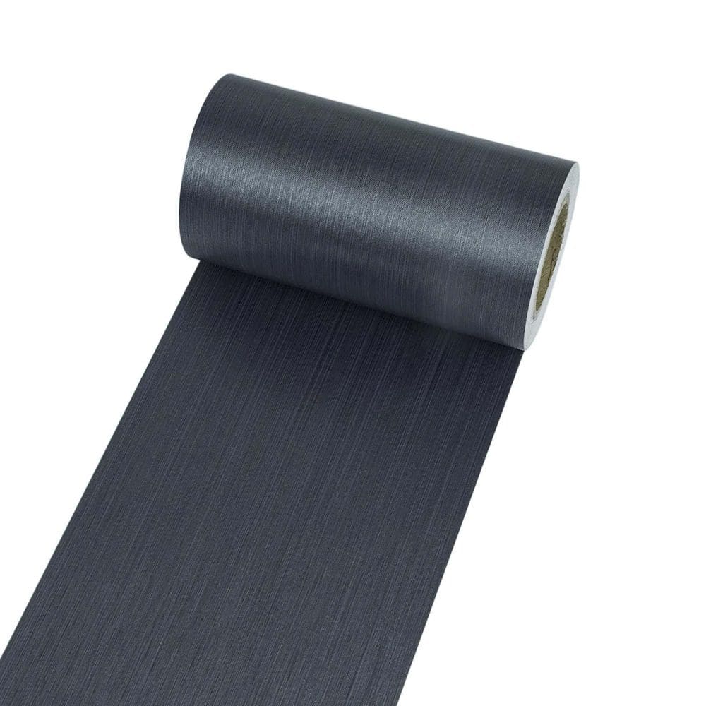 TUKTUK Navy Blue Wallpaper Border Peel & Stick Metallic PVC Film Self Adhesive Decorative Tape ...