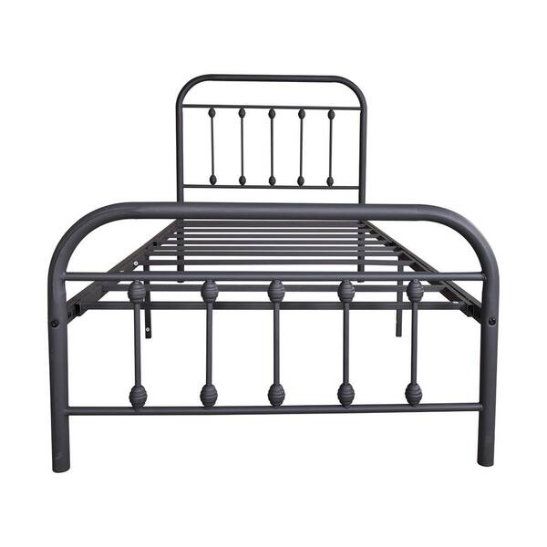Silverpark Industrial Twin Size Black Iron Bed Frame YD00JN211130003 ...