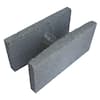 8 in. x 8 in. x 16 in. Gray Concrete Double Open End Bond Beam Block ...