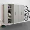 Prepac HangUps 3-Piece Composite Garage Storage System in Light Gray ...