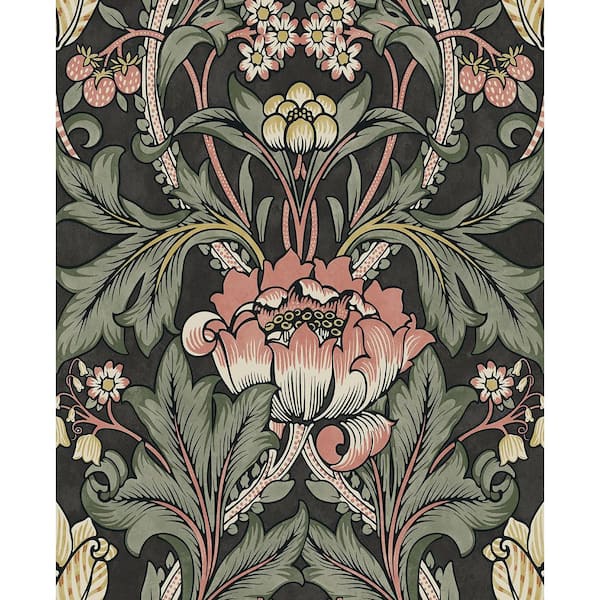 GALEY ALIX 30.75 sq. ft. Thyme and Charcoal the Marryshow Vintage Vinyl ...