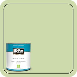 BEHR PREMIUM PLUS 8 oz. #P370-3 Chameleon Skin Satin Enamel Interior ...