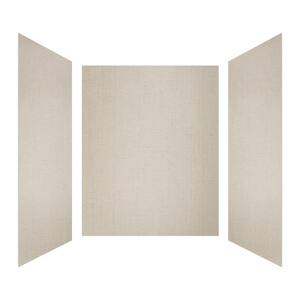 CASAINC 48 in. L x 36 in. W x 96 in. H 3-Piece Glue Up Alcove Shower ...