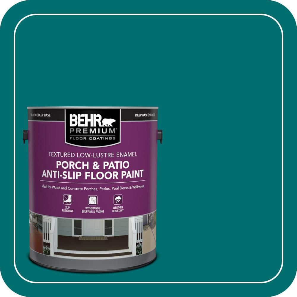 BEHR PREMIUM 1 gal. #P460-7 Caribbean Current Textured Low-Lustre ...