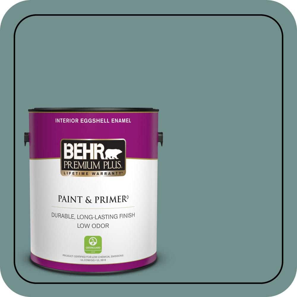 BEHR PREMIUM PLUS 1 gal. #PPU12-03 Dragonfly Eggshell Enamel Low Odor ...