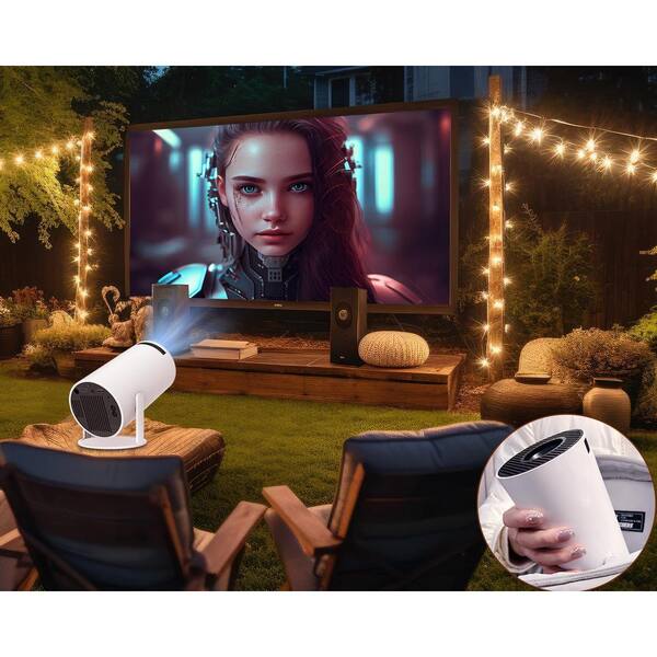 Mini Smart Projector AOC Smart Mini Projector With WiFi & Bluetooth ...