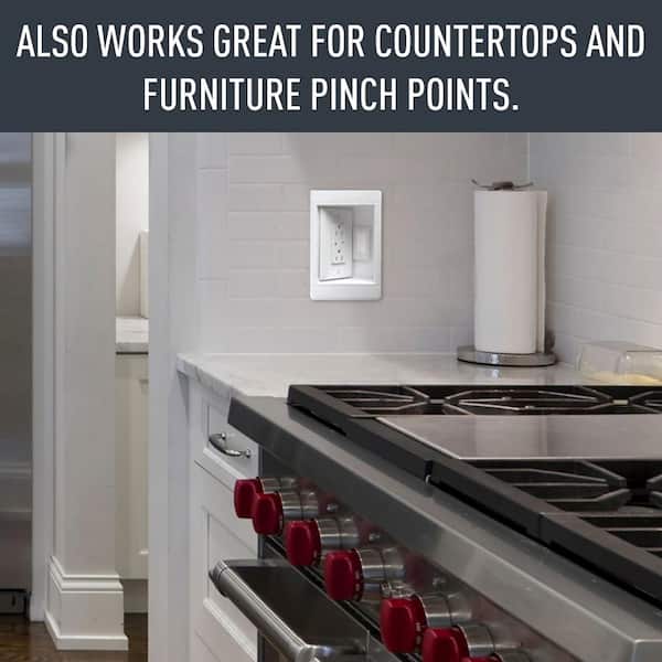 Legrand Pass & Seymour 1 Gang Recessed TV Media Box with Low Voltage ...