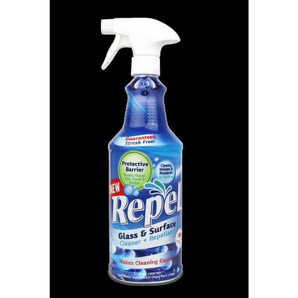 Clean-X 32 fl. oz. Repel Glass Cleaner + Repellent Spray Bottle 77702 ...