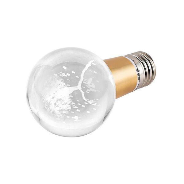 CARRO 5-Watt Equivalent Stag Globe Shaped E26/27 Crystal LED Light Bulb ...