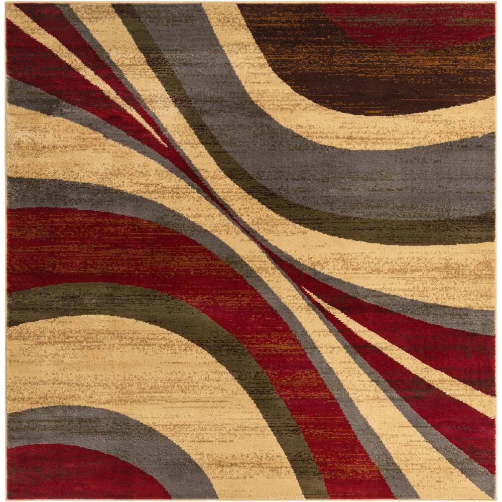 Unique Loom Barista Ngada Beige 7' 0 x 7' 0 Area Rug 3179751 - The Home ...