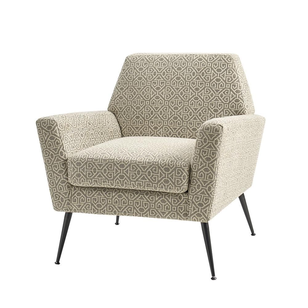 JAYDEN CREATION Anton Harbor Mid-century Modern Armchair with Sleek ...