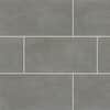 MSI Gridscale Graphite 12 in. x 24 in. Matte Ceramic Floor and Wall ...