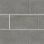 MSI Gridscale Graphite 12 in. x 24 in. Matte Ceramic Floor and Wall ...
