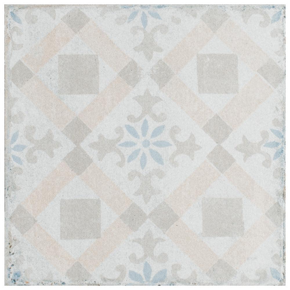 Merola Tile Barcelona Decor Born 5-3/4 in. x 5-3/4 in. Porcelain Floor ...