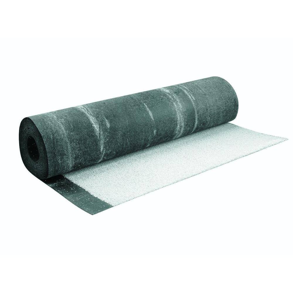 3 ft. x 33.3 ft. (100 sq. ft.) White Mineral Surface Roll Low Slope ...